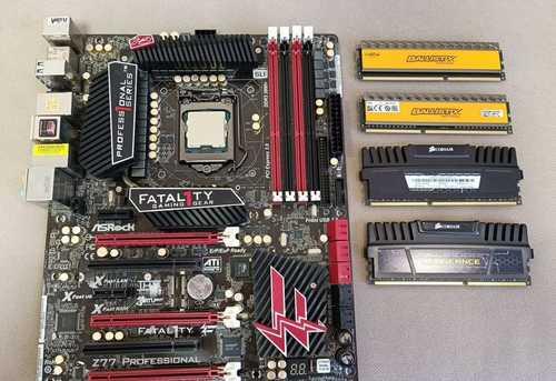 Материнская плата с процессором i7 3770k + DDR3 16