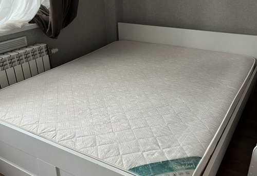 Кровать IKEA с матрасом askona