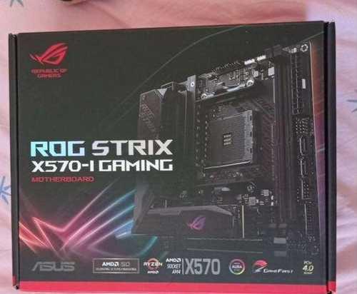 Материнская плата asus rog strix x570i mini itx