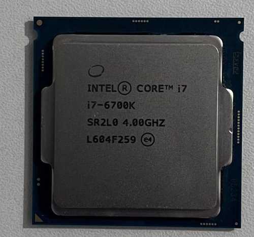 Процессор Intel Core i7 6700k