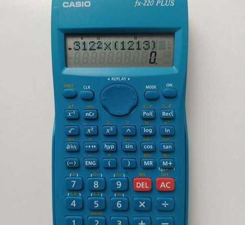 Калькулятор научный casio FX-220 Plus, бирюзовый