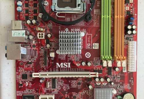 Материнская плата MSI P31 Neo