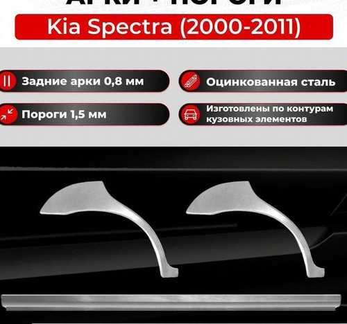 Комплект арок и порогов для Kia Spectra