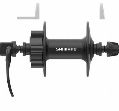 Втулка передняя Shimano TX506, 32 отв, QR, 100 мм., 6 болтов