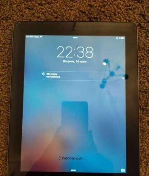 Планшет Apple iPad 2 в рабочем состоянии