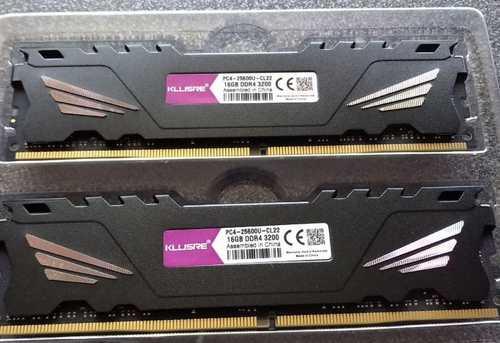 Оперативная память DDR4 32Gb 2x16 3200Mhz Kllisre