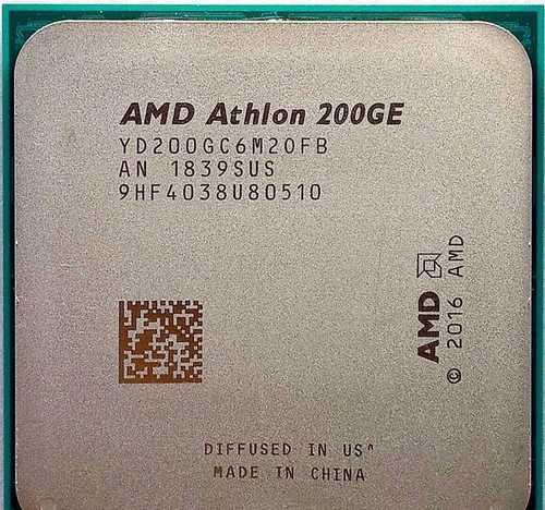 Процессор AMD Athlon 200GE OEM, AM4