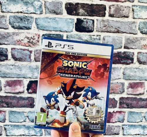 Sonic x Shadow Generations ps5 новый диск