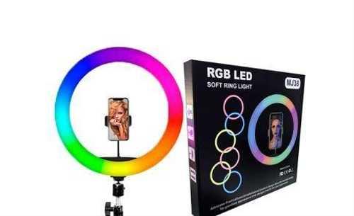 Лампа кольцевая RGB mj 38 опт