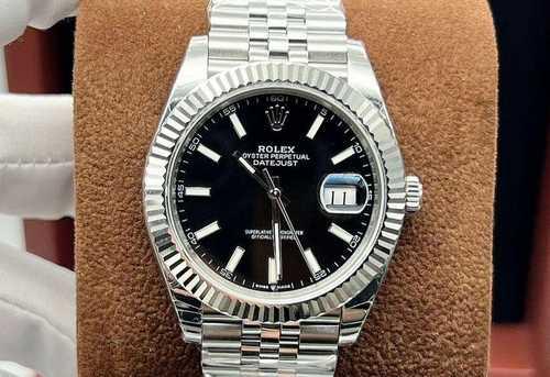 Часы Rolex DateJust Black 41 мм