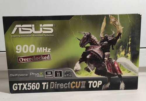 Видеокарта Asus GTX 560 Ti directcuii Top Б/У