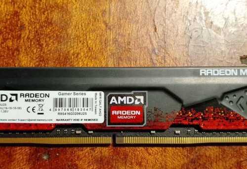 DDR4 AMD Radeon Gamer Series 32Gb (16+16) 3200Mhz