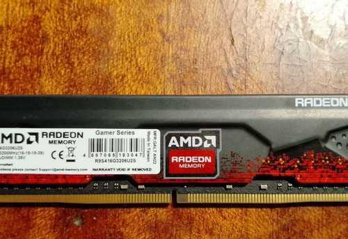 DDR4 AMD Radeon Gamer Series 32Gb (16+16) 3200Mhz