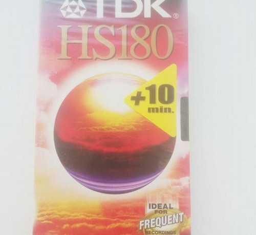 Видеокассета новая VHS TDK HS-180