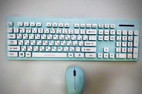 Набор клавиатура с беспроводной мышкой aceline