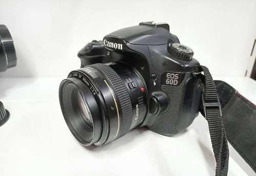 Зеркальный фотоаппарат canon 60 D (ТО0259)
