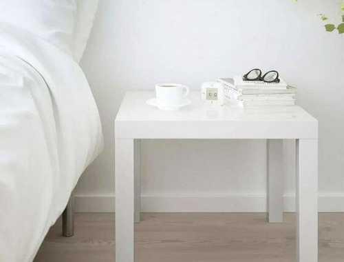 Столик IKEA лакк белый