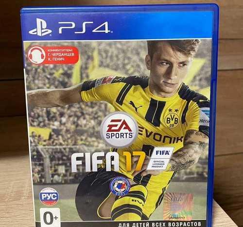 Fifa 17 ps4 диск