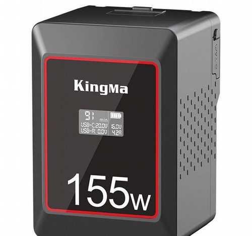 Аккумулятор Kingma 155W Mini, V-Mount, oled дисплей, 10050 мАч