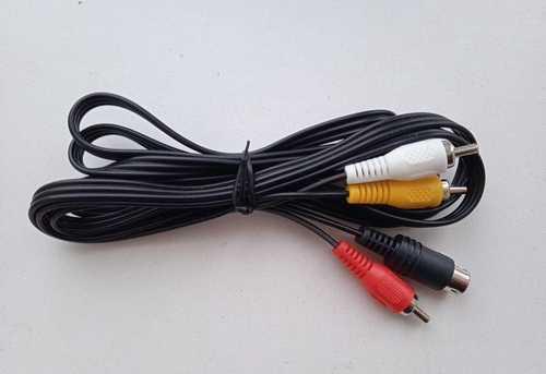 Соединительный кабель к Sega c 3.rca - 9.pin