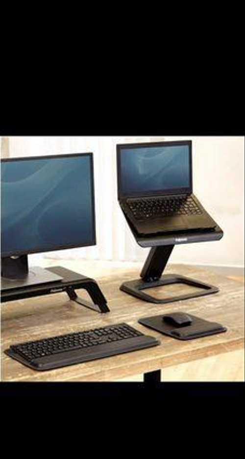 Регулируемая подставка для ноутбука Fellowes Hana