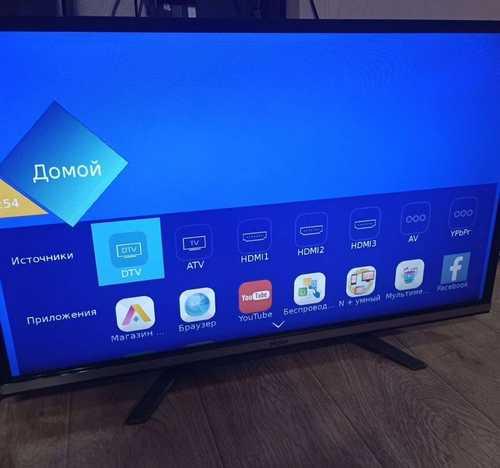 ЖК LED haier 32дюйм 81см Wi-Fi 60гц dvb-t2