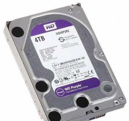 Жесткий диск Western Digital (WD) Purple 4 TB. NEW