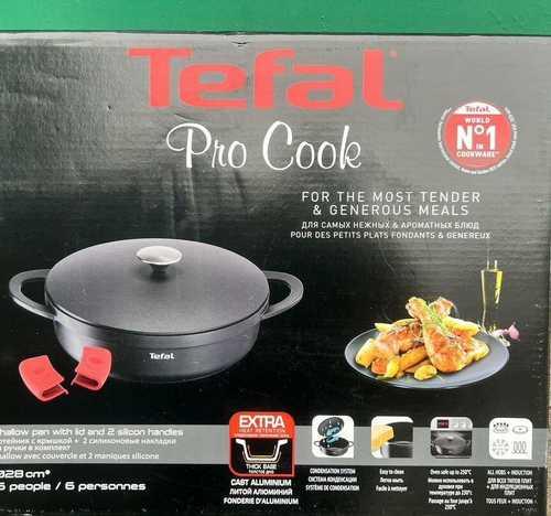 Сотейник с крышкой Tefal Pro Cook 28 см