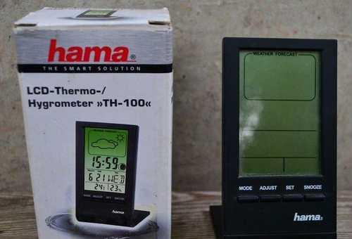Термометр и гигрометр Hama TH-100 Black