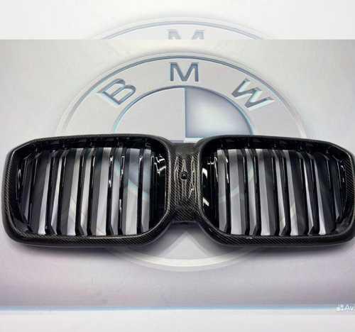 Решетка радиатора BMW X3 G01 X4 G02, карбон,M-look