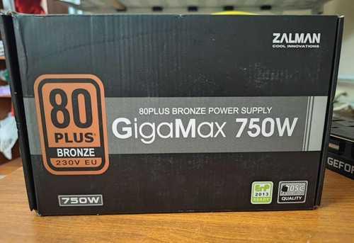 Блок питания zalman gigamax 750 w