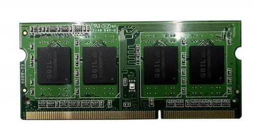 Оперативная память GeIL 4 гб DDR3 1600 мгц CL11 (g