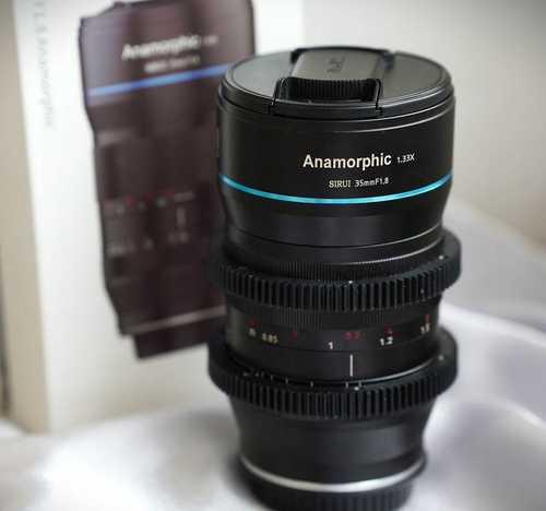 Объектив sirui F/1.8 Anamorphic E-mount и Мicrо 4