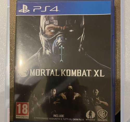 Диски на ps4 mortal kombat xl