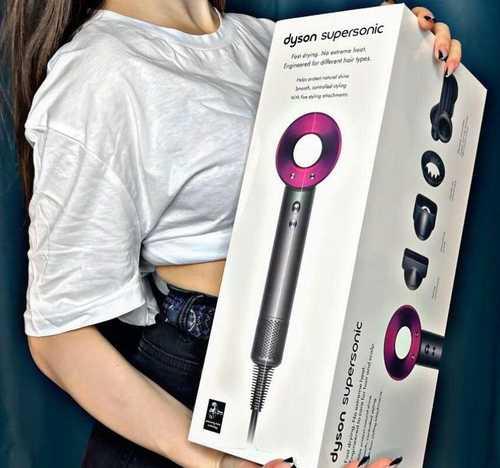 Фен Dyson supersonic hd08 (с гравировками dyson)