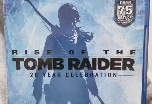 Диск PS4 Rise of Tomb raider 20 year celebration