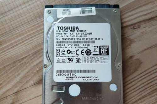 Жесткий диск hdd 500gb проблемный Toshiba