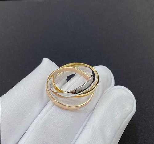 Золотое кольцо Cartier Trinity