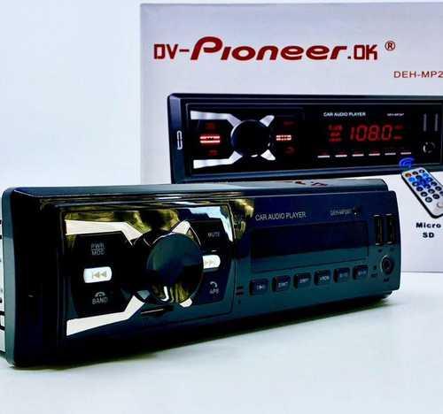 Магнитола Pioneer 1DIN с Bluetooth + пульт