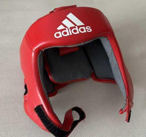 Боксерский шлем adidas aiba красный