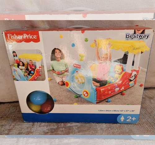 Игровой бассейн с мячиками. Паровоз. Fisher Price