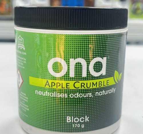 Нейтрализатор запаха ONA Block Apple Crumble 170г