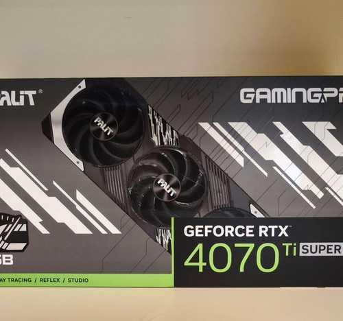 Новая Видеокарта Palit RTX 4070Ti Super GamingPro