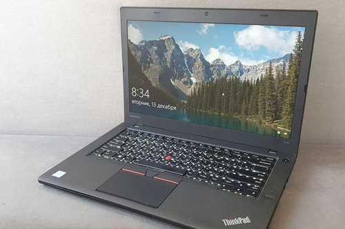 Удобный тонкий легкий ThinkPad T460 IPS FHD i5 SSD