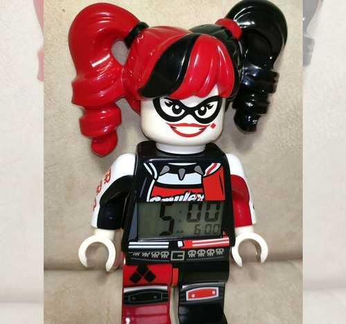 Lego будильник-часы Batman Movie - Harley Quinn