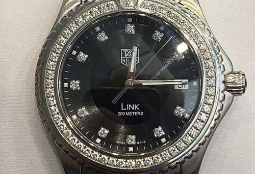 Часы Tag Heuer Link с бриллиантами