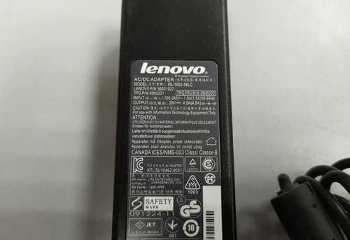Блок питания для ноутбука Lenovo 20V, 4.5A