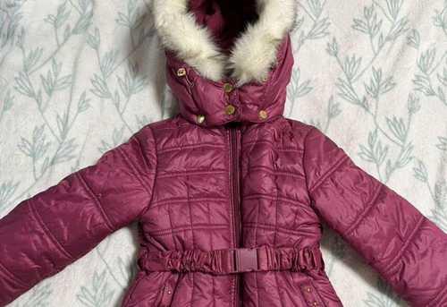Пуховик (куртка) зимняя 4-5 лет на девочку