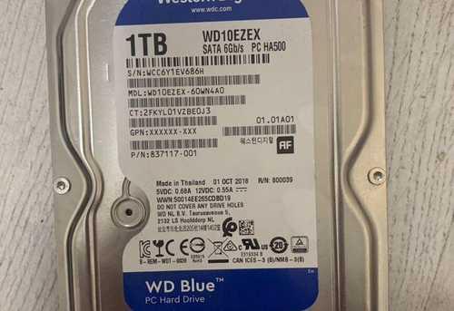 Жесткий диск WD 1tb 3.5'' б/у