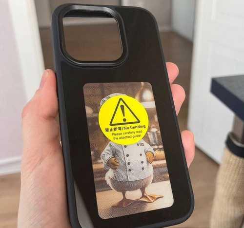iPhone 15 PRO чехол nfc c e-ink экраном